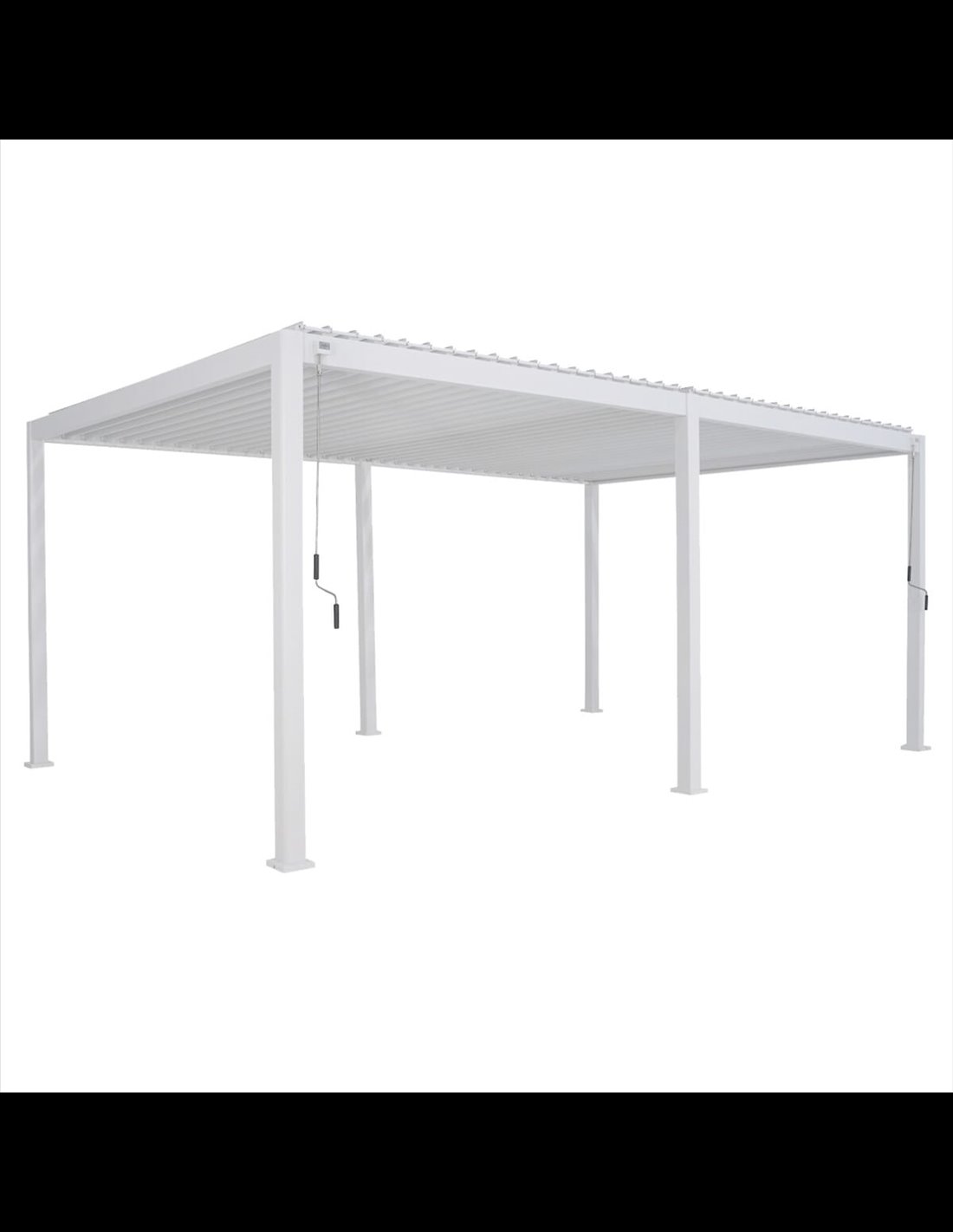Pergola Evora Grand modèle Blanc 6M x 3.6M